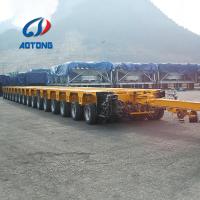 China Hydraulic Bridge Truck Trailer with 500 Tons Capacity and Multi-axle Goldhofer Axles for sale