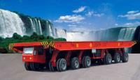 China Hydraulic Bridge Truck Trailer with 500 Tons Capacity and Multi-axle Goldhofer Axles for sale
