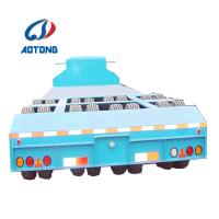 China 60 Tonne Cometto Low Boy Semi-Trailer for Indonesia's Construction Industry for sale
