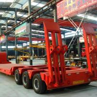 China 60 Tonne Cometto Low Boy Semi-Trailer for Indonesia's Construction Industry for sale