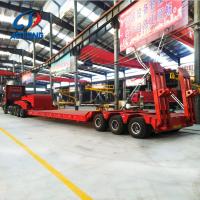 China 60 Tonne Cometto Low Boy Semi-Trailer for Indonesia's Construction Industry for sale