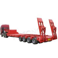 China 150tons low bed dolly tow semi trailer with high load capacity and customizable options for sale