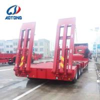 China 150tons low bed dolly tow semi trailer with high load capacity and customizable options for sale