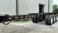 China Light Tare Weight 2/3 Axles 20-40-45ft Air Suspension Container Chassis Semi-Trailer for sale