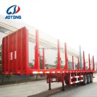 China 11.00r20 12r22.5 315 385 Tires Timber Truck Semi Trailer for Smooth Log Transportation for sale