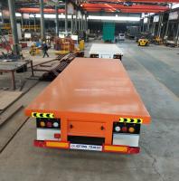 China 20ft 40ft 45ft Flatbed Truck Trailer with Fuwa Bpw Optional Axle and 2