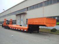 China Semi-Trailer 40-120 tons Lowbed Cargo/Utility/Truck Semi-Trailer with 13T FUWA Axles for sale
