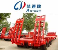China 4/8/12pcs Twist Lock Lowboy Semi Truck Trailer for Heavy Equipment Transport 100-120ton for sale
