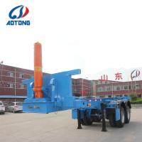 China OE NO. Juyuan Trailer 3 Axles 40ft Tipping Chassis Container Tipper Trailer for Stone for sale