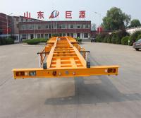 China Design 3-Axle 40ft Skeleton Chassis Semi Truck Trailer for Container Transport by AOTONG for sale