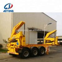 China Max Payload 60000KGS 20ft 40ft Container Side Loader Trailer for Terminal Yard Transport for sale
