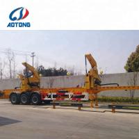China Max Payload 60000KGS 20ft 40ft Container Side Loader Trailer for Terminal Yard Transport for sale