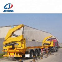 China Max Payload 60000KGS 20ft 40ft Container Side Loader Trailer for Terminal Yard Transport for sale