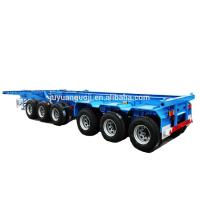 China 20ft Container Interlink Truck Skeleton Super Link Semi Trailer with FUWA BPW Axles for sale