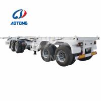 China 20ft Container Interlink Truck Skeleton Super Link Semi Trailer with FUWA BPW Axles for sale