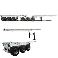 China 20ft Container Interlink Truck Skeleton Super Link Semi Trailer with FUWA BPW Axles for sale