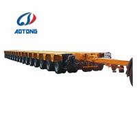 China Gooseneck Multi Axis Steering Hydraulic Modular Trailer with Used Bogi Axle Suspension for sale