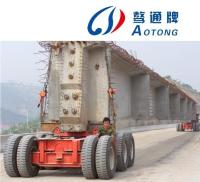 China Gooseneck Multi Axis Steering Hydraulic Modular Trailer with Used Bogi Axle Suspension for sale