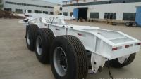 China 13000X2500X3090 mm Steel 3 Axles Bi-Train Tandem Semi Trailer for Container Loading for sale