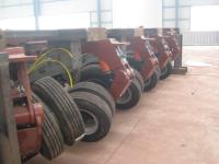 China 200T Goldhofer Modular Trailer with Power Gooseneck Heavy Duty Hydraulic Axis Trailer for sale