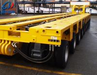 China Goldhofer Type 9 Hydraulic Axles Semi Trailer for Heavy Duty Equipment Steel Transport for sale