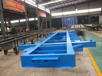 China Transport 20ft 40ft Container 2019 3 Axle Skeleton Semi Trailer with 13 Ton Fuwa Axle for sale