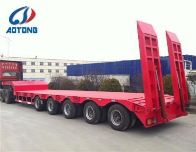 China 3*13T Axle Heavy Duty Tri Axle Step Deck Trailer for Low Loader/Drop Deck Truck for sale