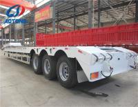 China 3*13T Axle Heavy Duty Tri Axle Step Deck Trailer for Low Loader/Drop Deck Truck for sale