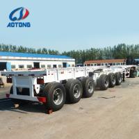 China 40ft Chassis Skeletal Interlink Trailer for Madagascar Market Superior and Durability for sale