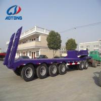 China Hydraulic Multi Axle 35-100 Ton Bulk Cargo Carrier Lowboy Trailer Within Your Budget for sale