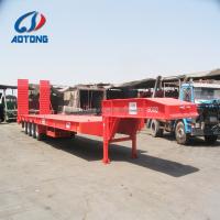 China Hydraulic Multi Axle 35-100 Ton Bulk Cargo Carrier Lowboy Trailer Within Your Budget for sale