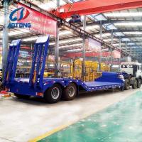 China Hydraulic Multi Axle 35-100 Ton Bulk Cargo Carrier Lowboy Trailer Within Your Budget for sale