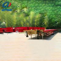 China 35tons 3 Axles Shipping Container Trailer with Max Payload 50000kgs and Materials for sale