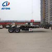 China 35tons 3 Axles Shipping Container Trailer with Max Payload 50000kgs and Materials for sale