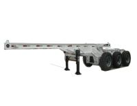 China 90tons Max Payload Superlink Flatbed Semi Trailer for 20 feet Container Transport for sale