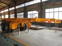 China Suspension Leaf-spring/Air Suspension Tri-axle Skeleton Trailer for Container Transport for sale