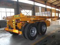 China Suspension Leaf-spring/Air Suspension Tri-axle Skeleton Trailer for Container Transport for sale