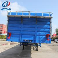 China Max Payload 30-100mm Aotong 3 Axles Container Truck Trailer for Timber and Sugar Cane for sale