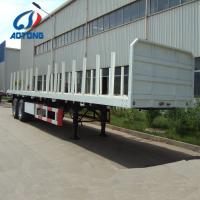 China Max Payload 30-100mm Aotong 3 Axles Container Truck Trailer for Timber and Sugar Cane for sale