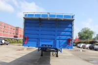 China 40 Ton Long Flatbed Container Trailers for Wood/Log/Timber Transportation in Korea for sale