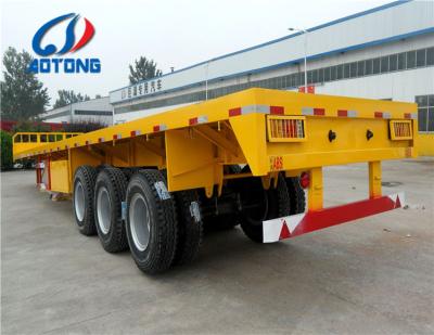 China Steel Side Bar Gooseneck Timber Log Loader Trailer for Truck Trailer within AOTONG for sale