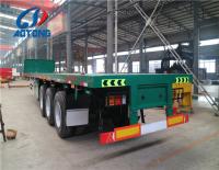 China Steel Side Bar Gooseneck Timber Log Loader Trailer for Truck Trailer within AOTONG for sale