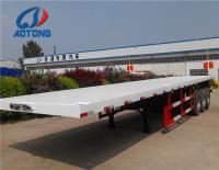 China Steel Side Bar Gooseneck Timber Log Loader Trailer for Truck Trailer within AOTONG for sale