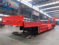 China Diecast 3 Axle Multi As Roda Lowbed Trailer Chassis Spesifikasi 2020 Max Payload 60 Tons for sale