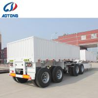 China 40 Ton 45 60 Cubic U Type Tandem Tipper Trailer with Tandem Hydraulic Lift and Design for sale