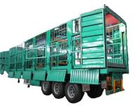 China Logistics Fence Semi Trailer for Bulk Cargo and Livestock Transportation in Warehouse for sale