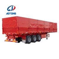 China Side Wall Semi Trailer for Truck Tractor Max Payload 30-100T Leaf-spring/Air Suspension for sale