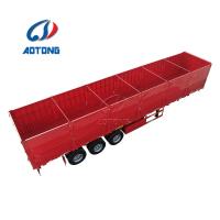 China Side Wall Semi Trailer for Truck Tractor Max Payload 30-100T Leaf-spring/Air Suspension for sale