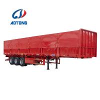 China Side Wall Semi Trailer for Truck Tractor Max Payload 30-100T Leaf-spring/Air Suspension for sale