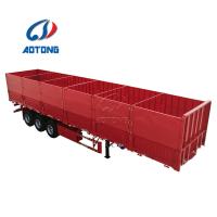 China Side Wall Semi Trailer for Truck Tractor Max Payload 30-100T Leaf-spring/Air Suspension for sale